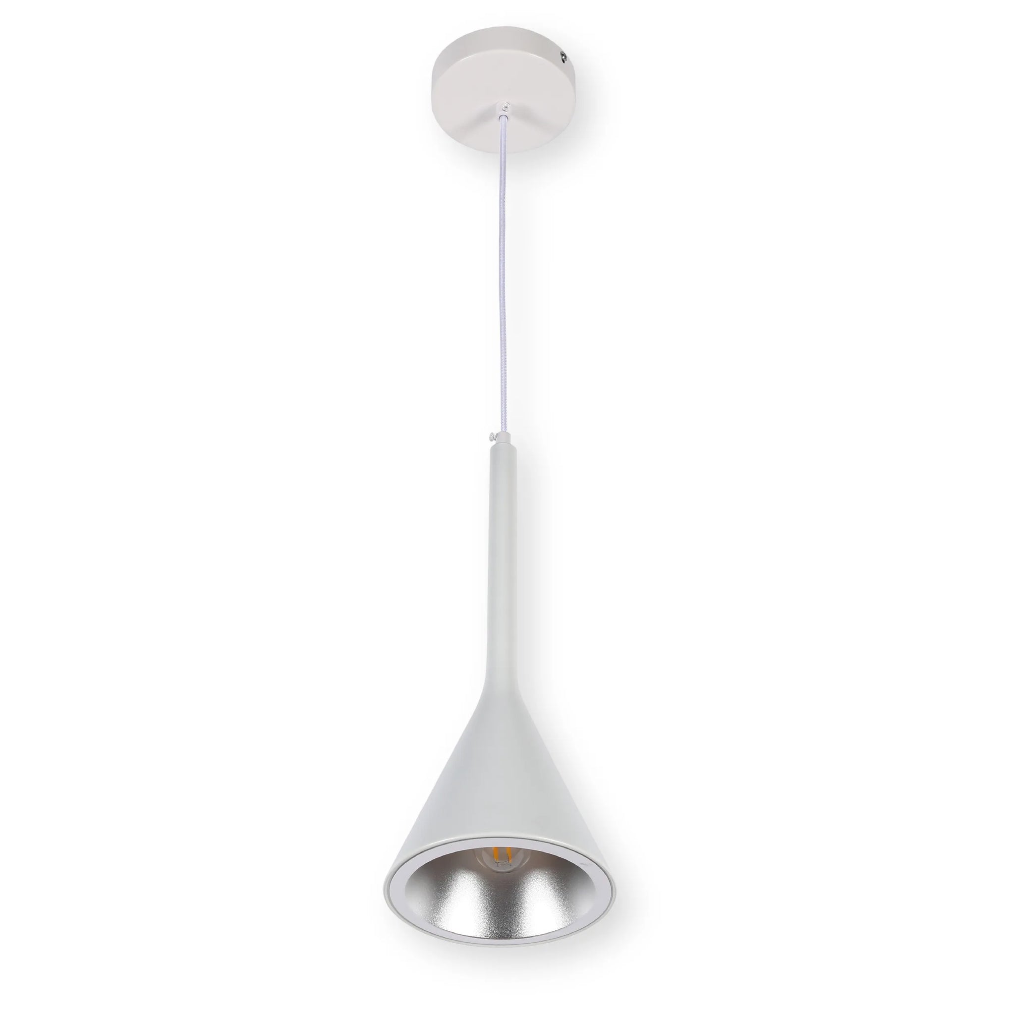 Funnel Nordic Modern Metal Ceiling Pendant Light with E27 Fitting | TEKLED